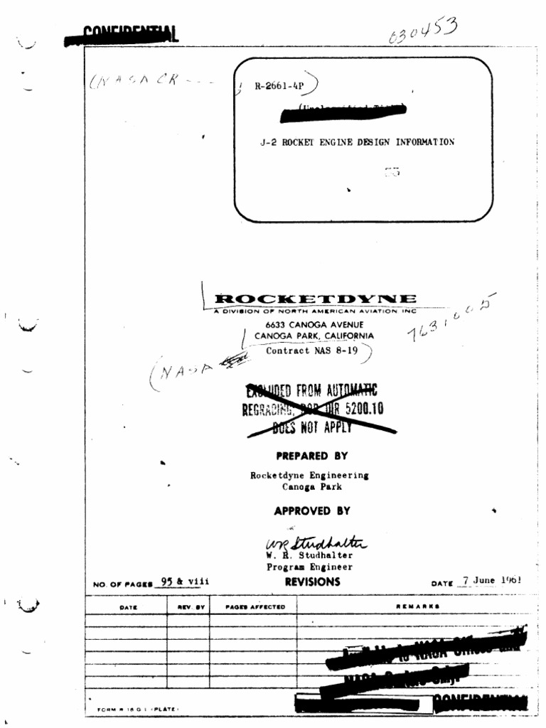 J-2 Rocket Engine Design Information | PDF | Rocketry | Machines