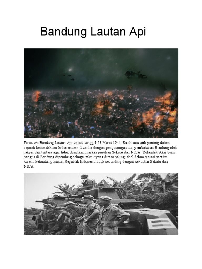 Bandung Lautan API | PDF