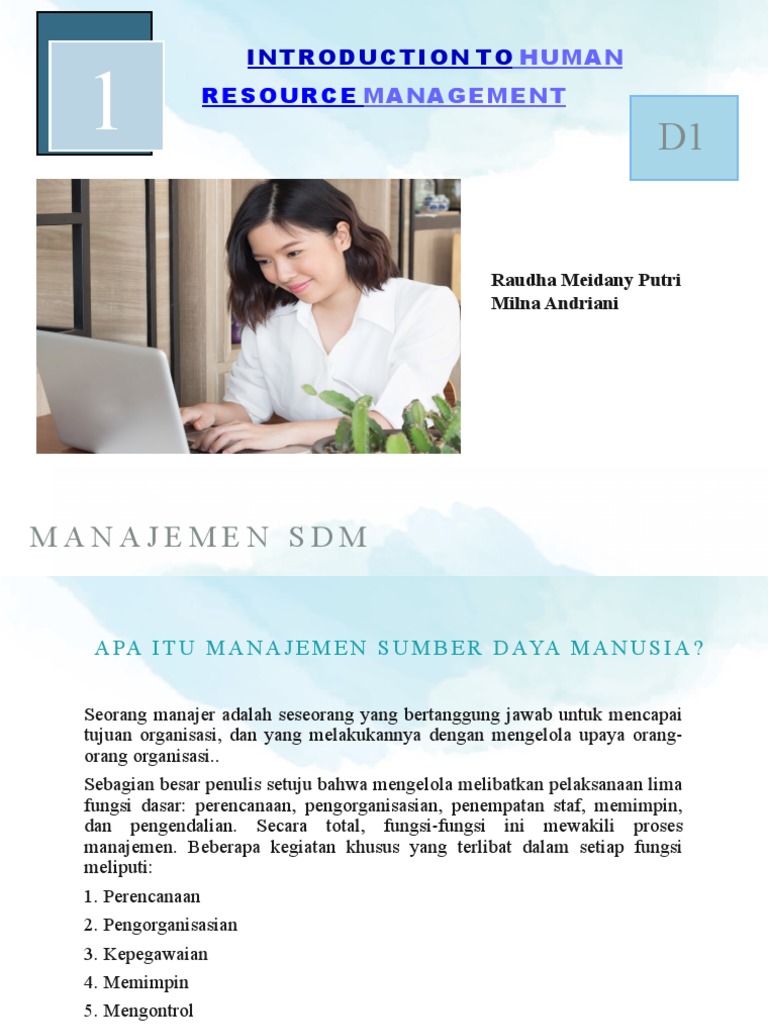 Power Point SDM 1 | PDF