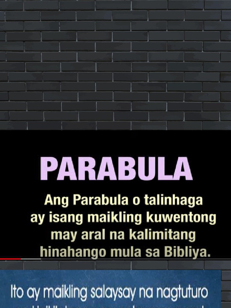 Filipino Parabula 10 | PDF