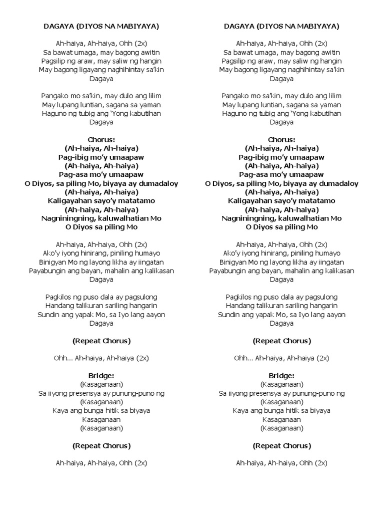DAGAYA | PDF