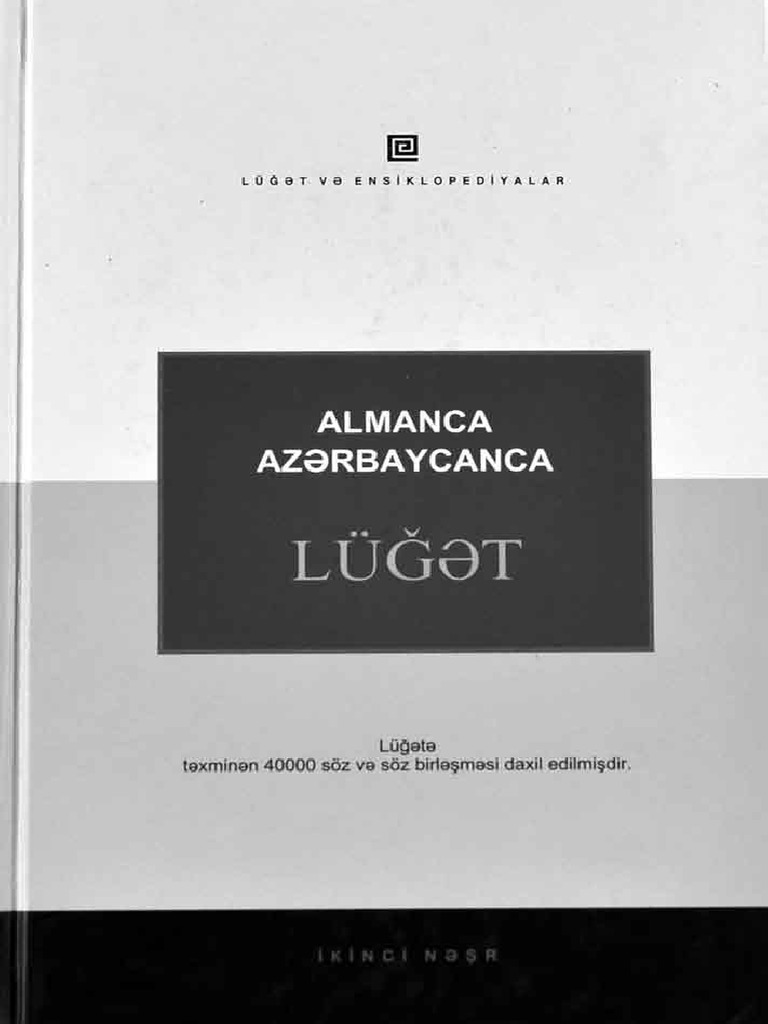 Almanca-Azərbaycanca Lüğət (PDFDrive) | PDF