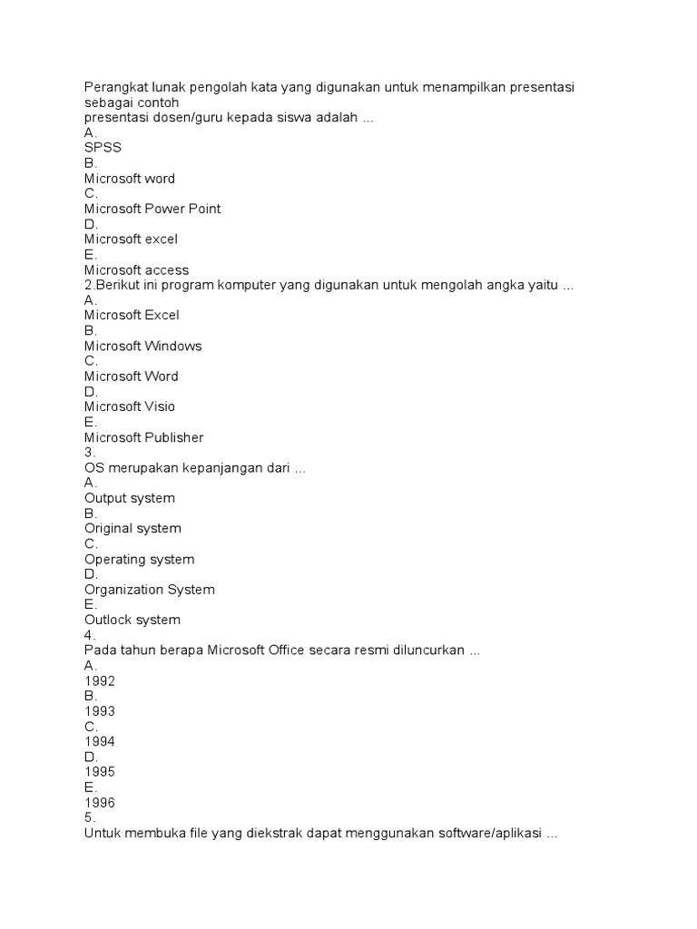Contoh Soal Dos | PDF