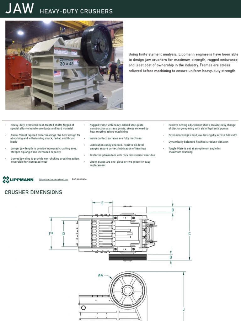 Heavy-Duty Crushers | PDF | Mechanical Engineering | Manufactured Goods