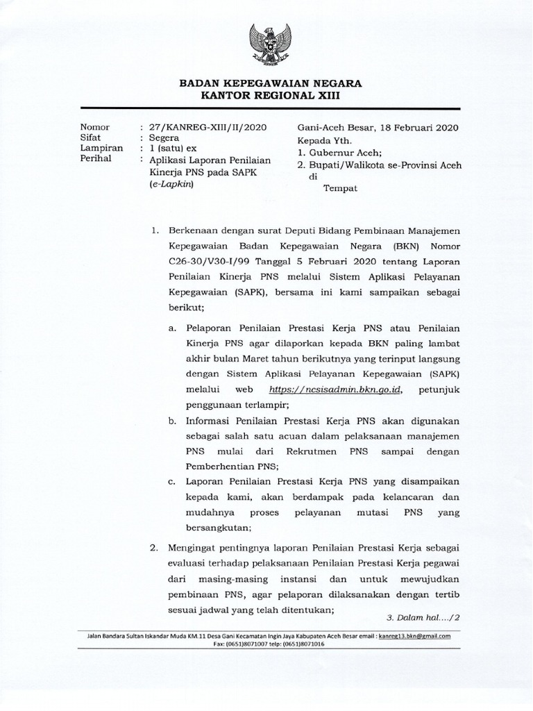 Buku Petunjuk E-Lapkin 2019 | PDF