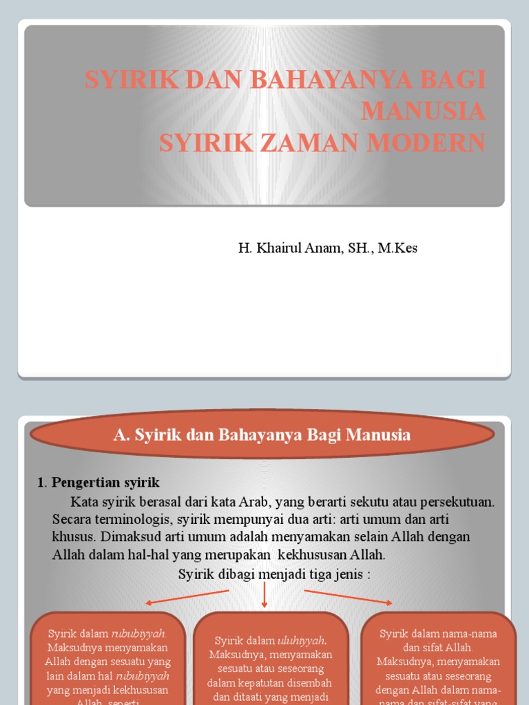 Penyebab dan Bahaya Syirik Modern | PDF | Agama & Spiritualitas