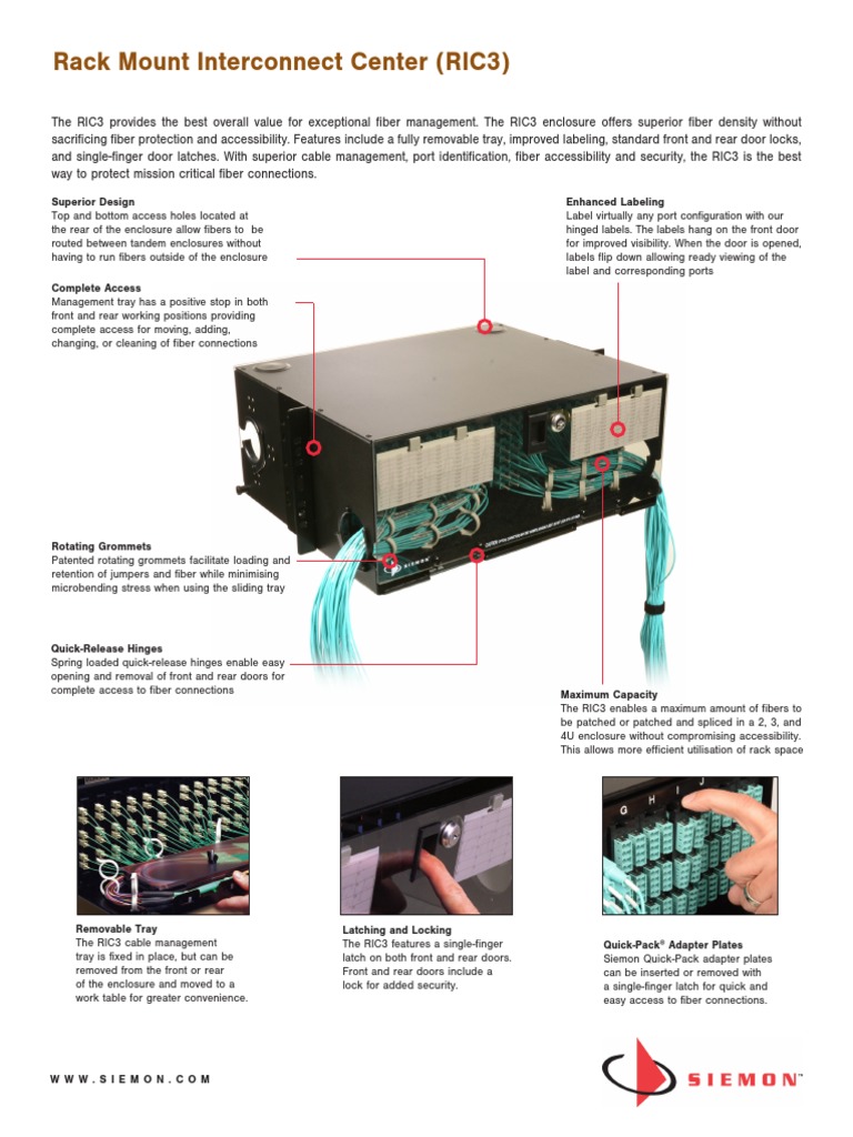 Rack Mount Interconnect Center (RIC3) : Enhanced Labeling Superior ...