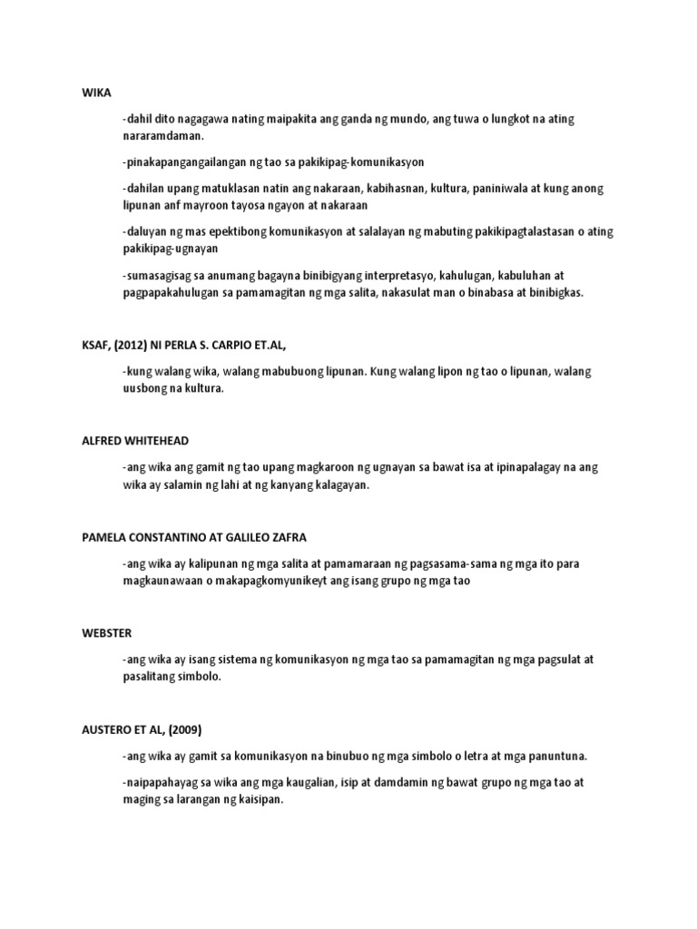 Sining NG Pakikipagtalastasan-1-Reviewer | PDF