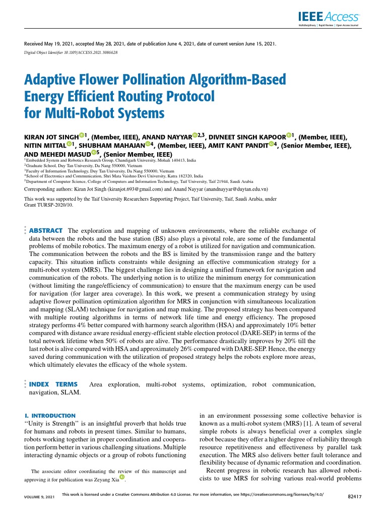 Adaptive Flower Pollination Algorithm-Based Energy Efficient Routing ...