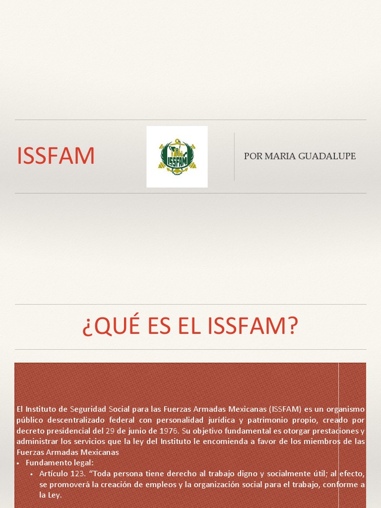 Issfam | PDF | Seguro | México