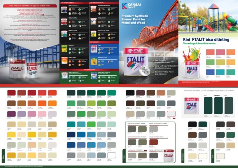 Kartu Warna Kansai FTALIT Digital - FA | PDF