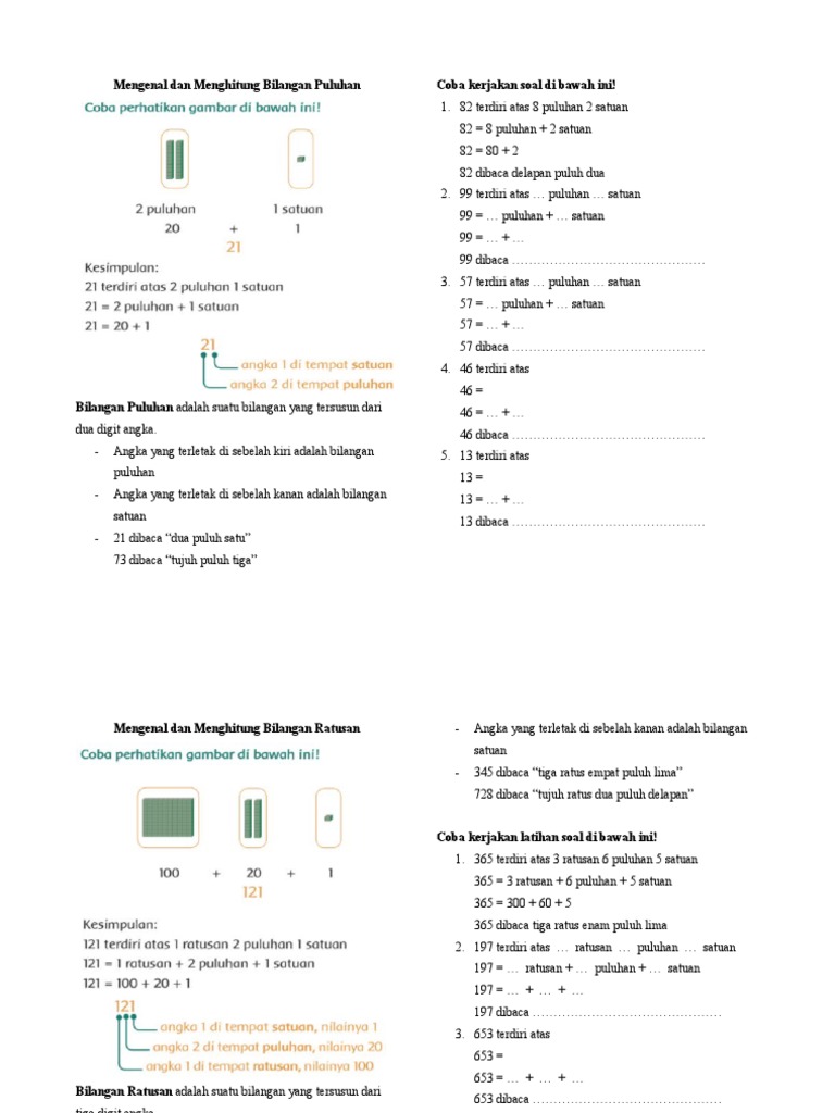 Materi Math Kelas 2 Sesi 1 Pdf