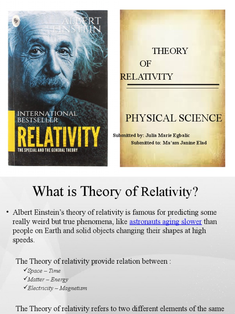 Physical Science: Theory OF Relativity | PDF