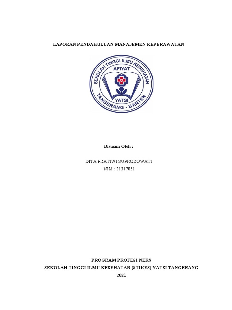 Laporan Pendahuluan Manajemen Keperawatan | PDF