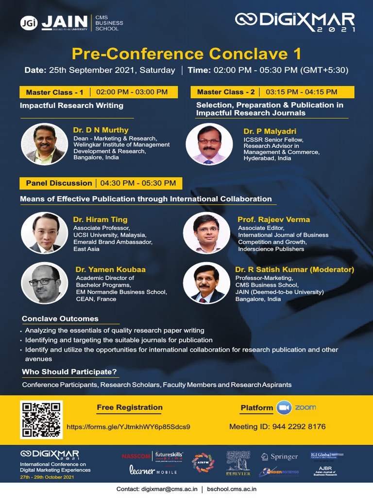 Pre-Conference Conclave 1 - Poster 1 | PDF | Business | Mass Media