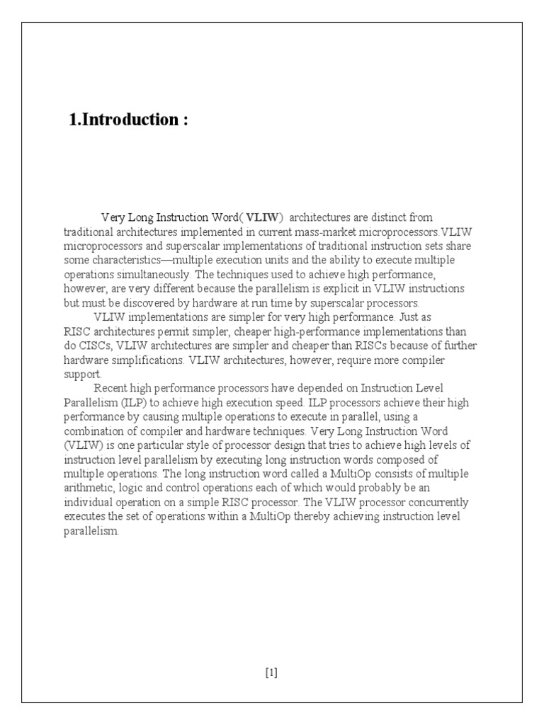 VLIW Architecture in ECC Processors | PDF | Central Processing Unit | Parallel Computing