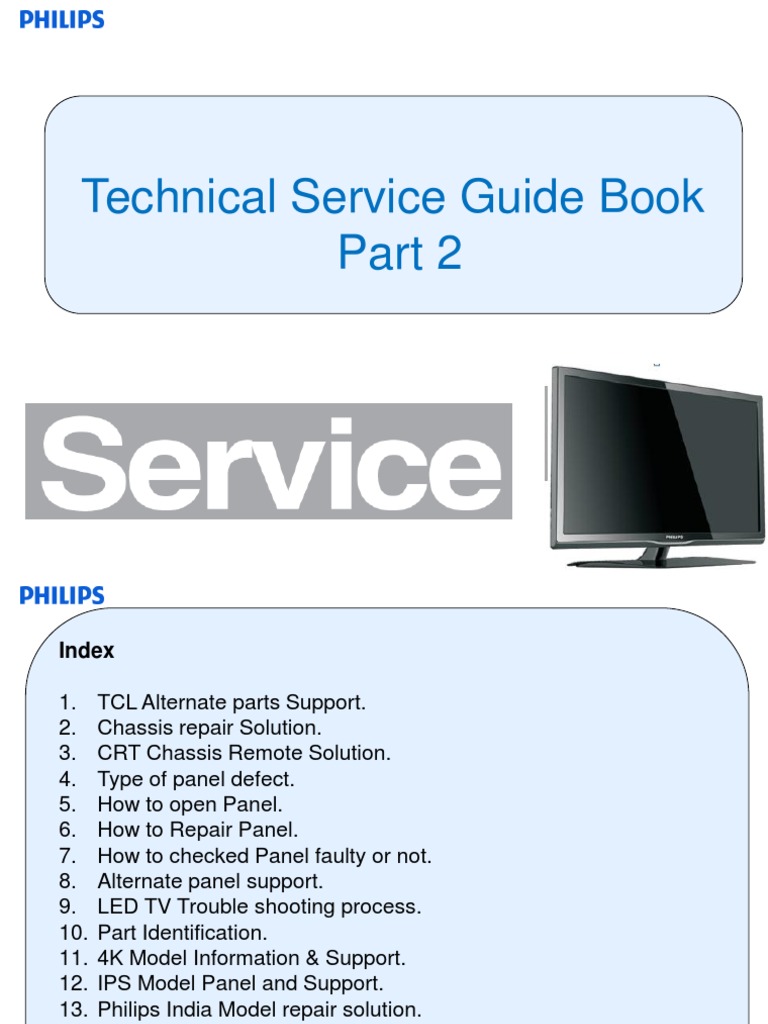 Philips TV Repair and Modification Guide | PDF | Printed Circuit Board ...