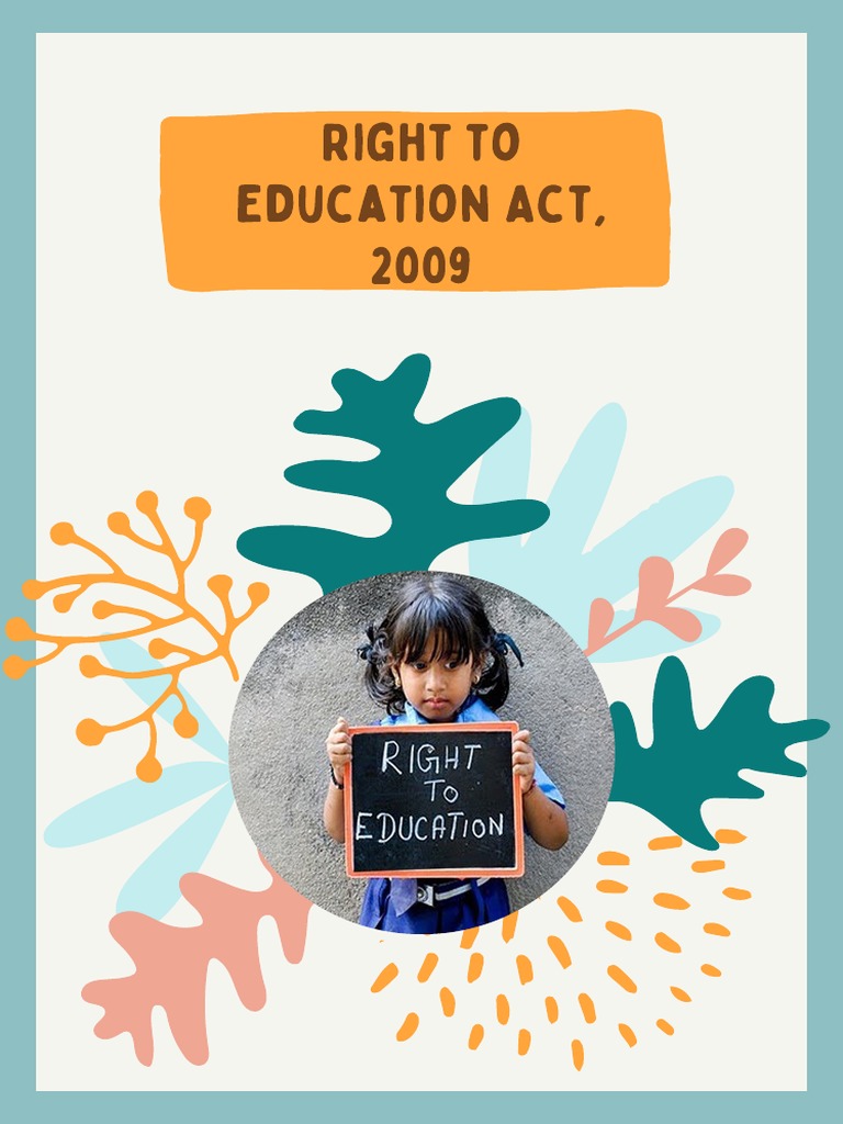 Right To Education Act 2009 New | PDF