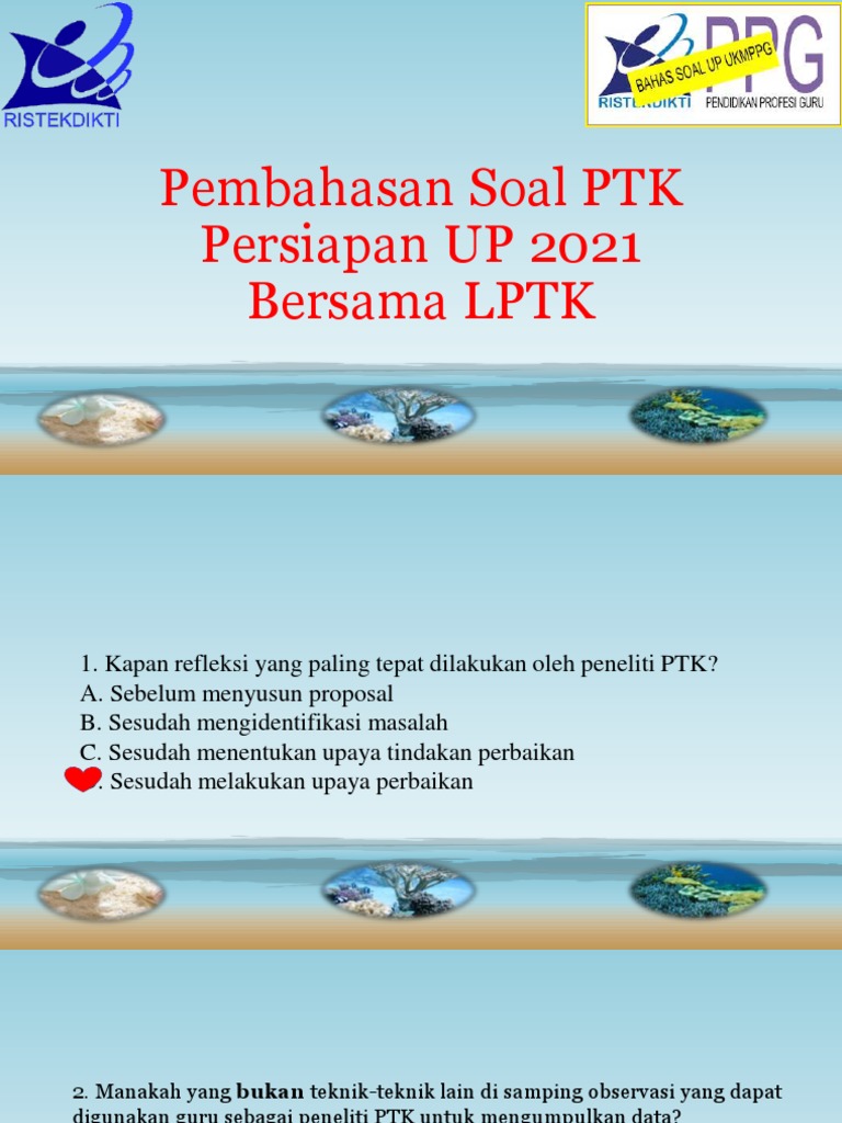 Soal PTK | PDF