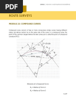 Civil Engineering Curve Calculations | PDF | Angle | Tangent