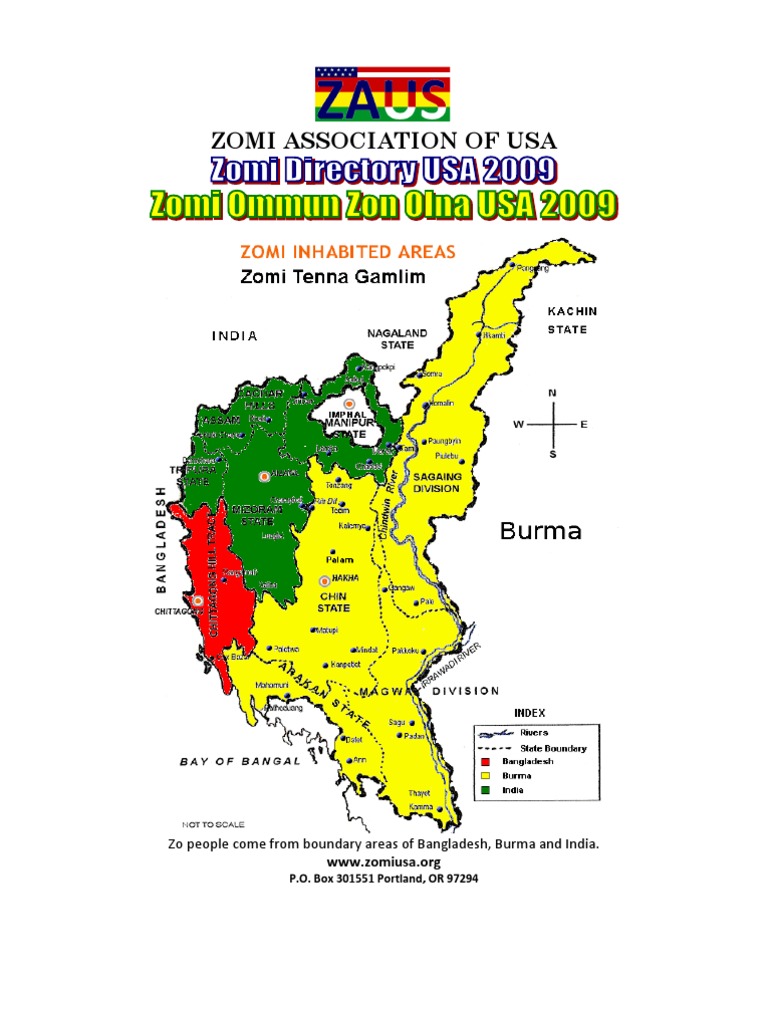 Zomi Directory USA 2009 | PDF | Myanmar | Demographics Of India