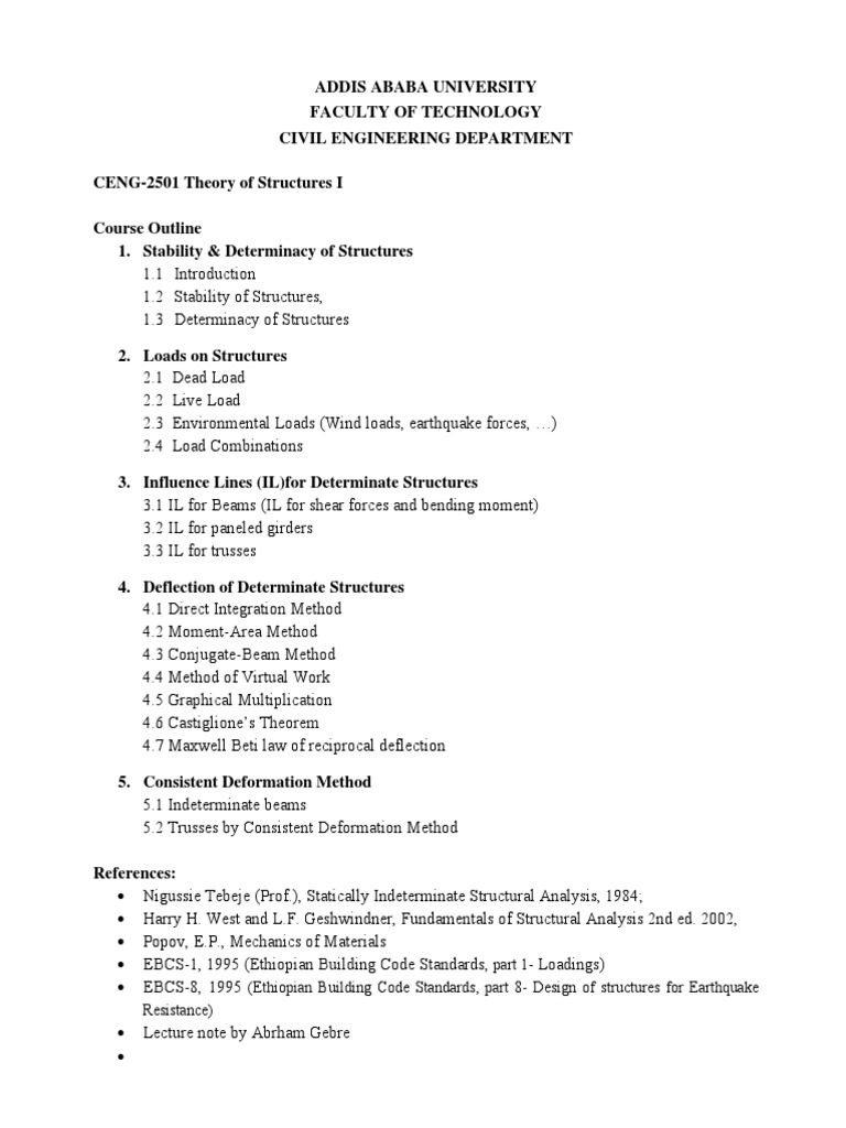 Ethiopian Building Code Standards, Part 8-Design of Structures For ...
