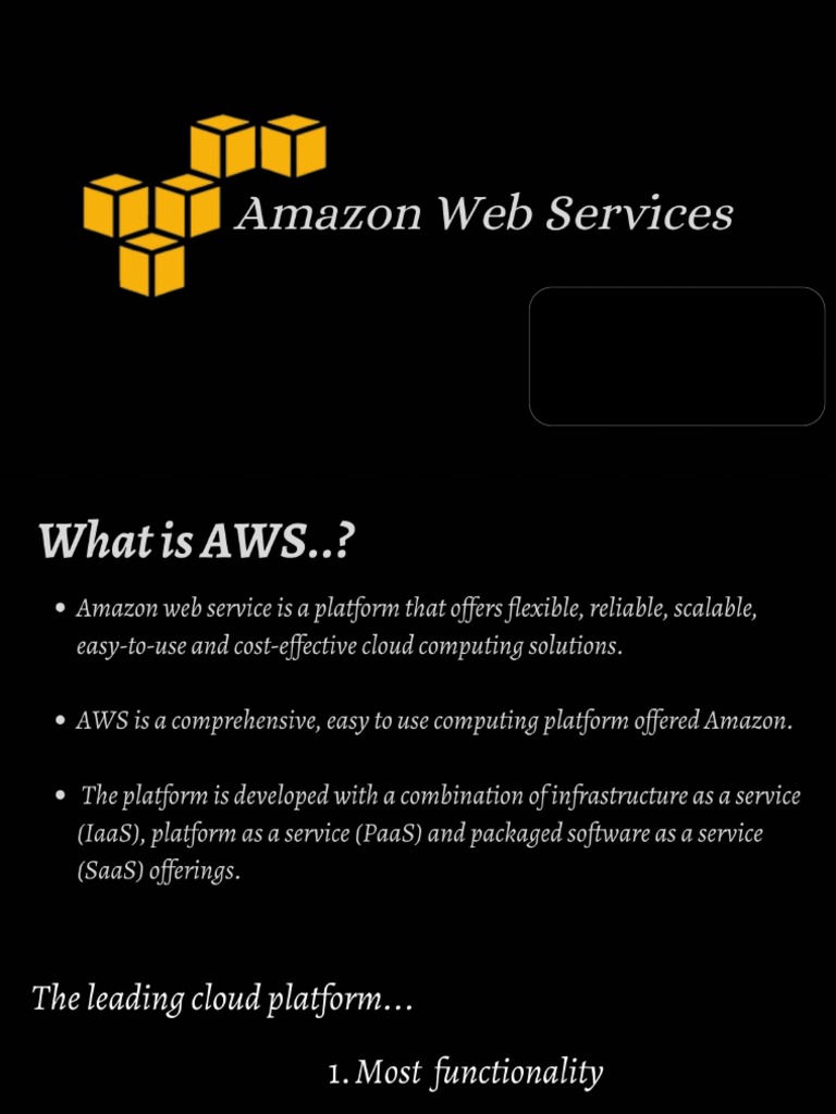 Amazon Web Services | PDF