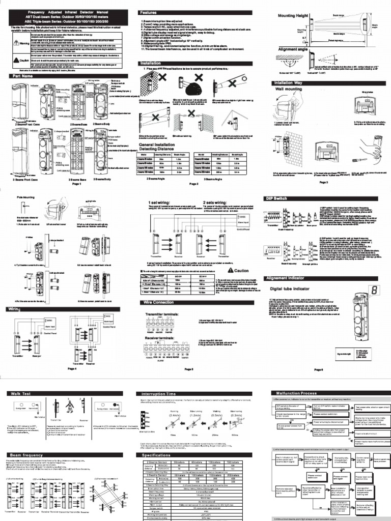 ABT ABE Installation Manual | PDF | Electricity | Electrical Engineering