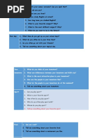 Mixed Tenses - Conversation Questions | PDF