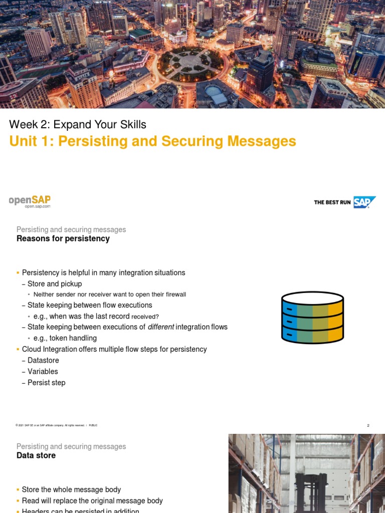 Unit 1: Persisting and Securing Messages: Week 2: Expand Your Skills | Download Free PDF ...
