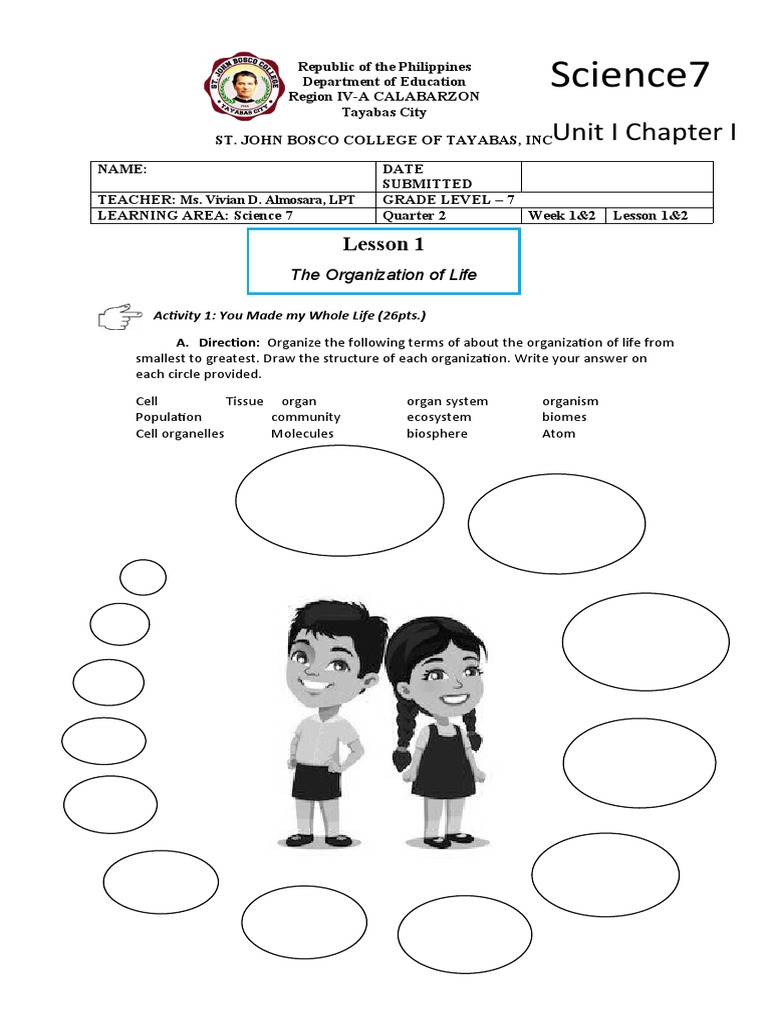 Science 7-Supplemental Activity 2nd Quarter | PDF | Reproduction | Biology