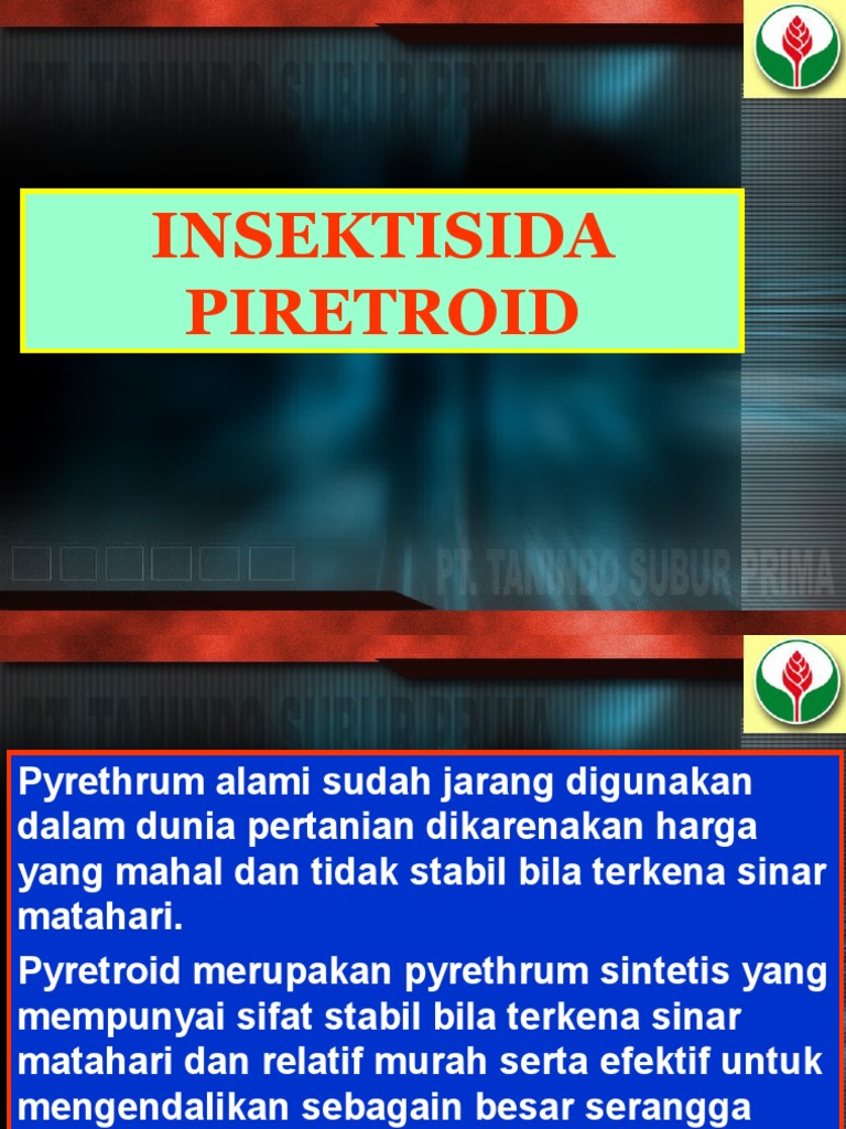Daftar Insektisida Piretroid di Indonesia | PDF