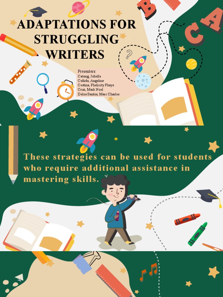 Adaptations For Struggling Writers | PDF | Speech Recognition ...