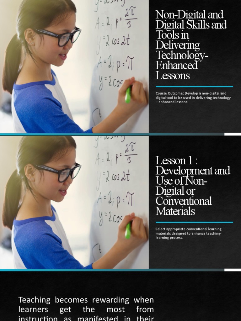 Non-Digital and Digital Skills and Tools in Delivering Technology ...