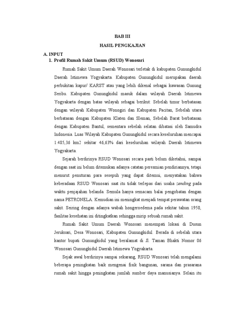 BAB III Manajemen | PDF | Kesehatan Holistik | Sains & Matematika