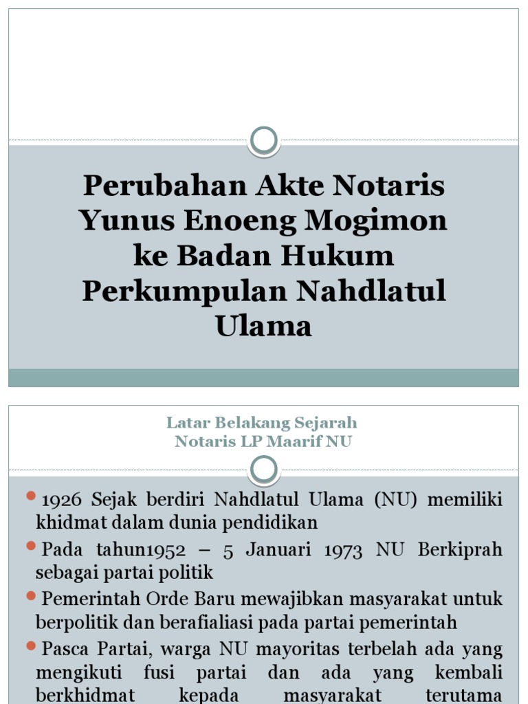 Perubahan Akte Notaris Revisi Oke | PDF