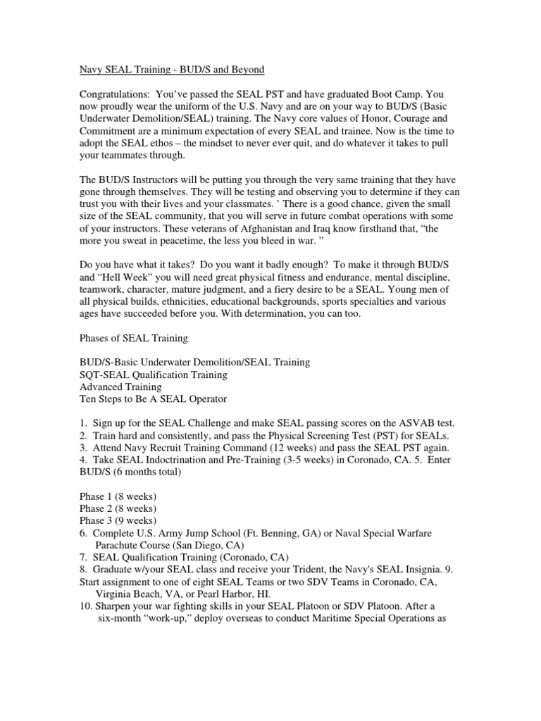 Navy Seal | PDF