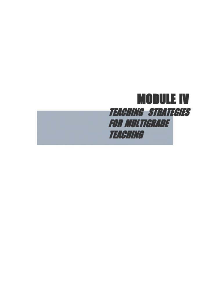 Module 4 Lesson 2 GROUP WORK AND GROUPING AS AN INSTRUCTIONAL STRATEGY ...