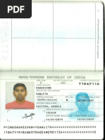 Indian Passport Sample Format 2023 | PDF