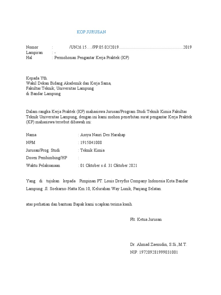 Format KP Asya | PDF