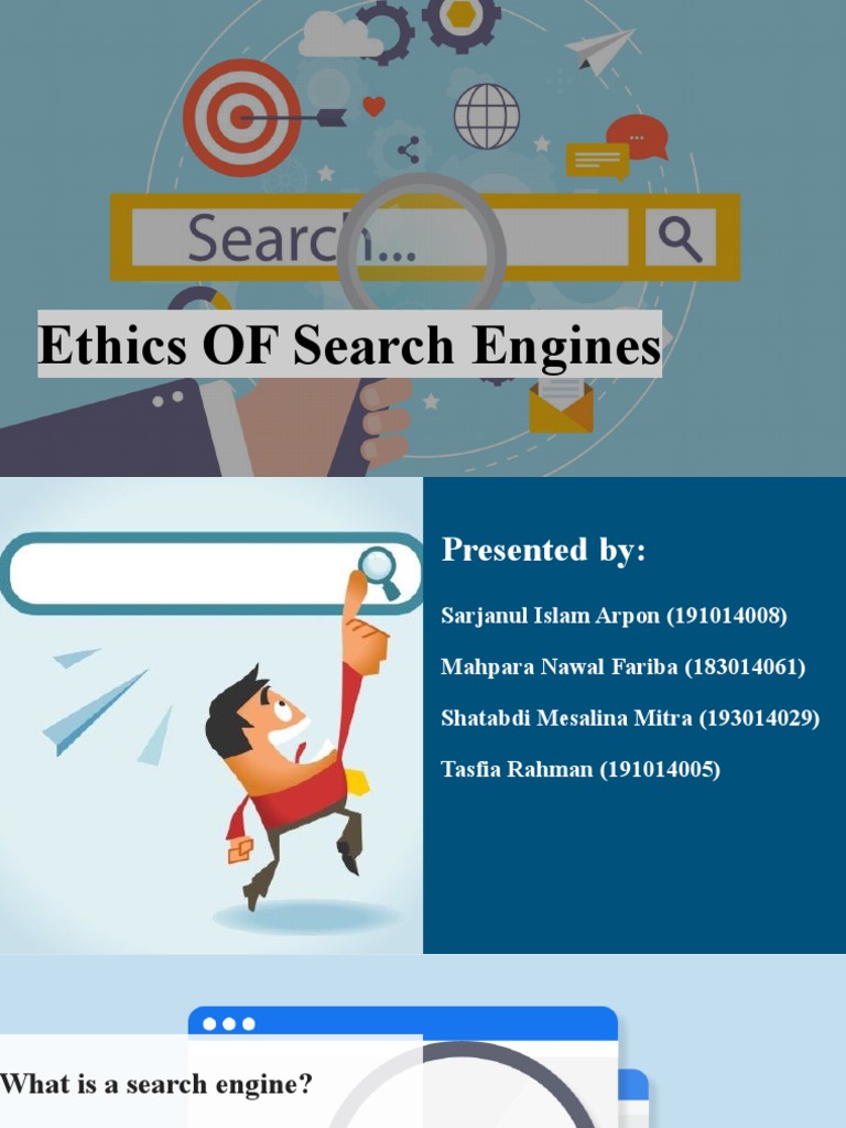 Ethical Issues in Search Engines | PDF | Social Science | Computers
