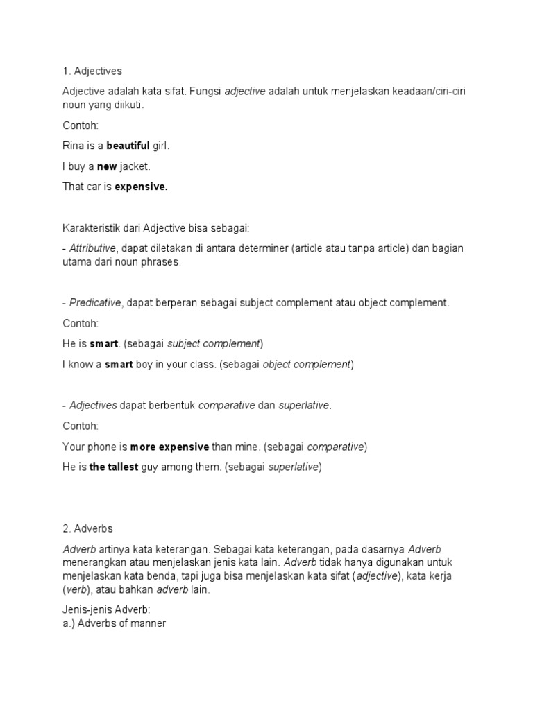 Diskusi 2 - Part of Speech 2 | PDF | Seni & Disiplin Bahasa | Kajian Bahasa Asing