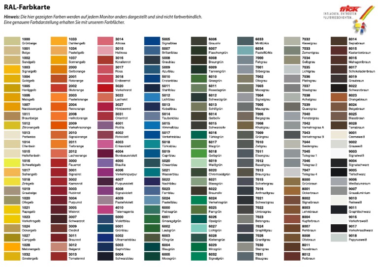 Ral Farben | PDF