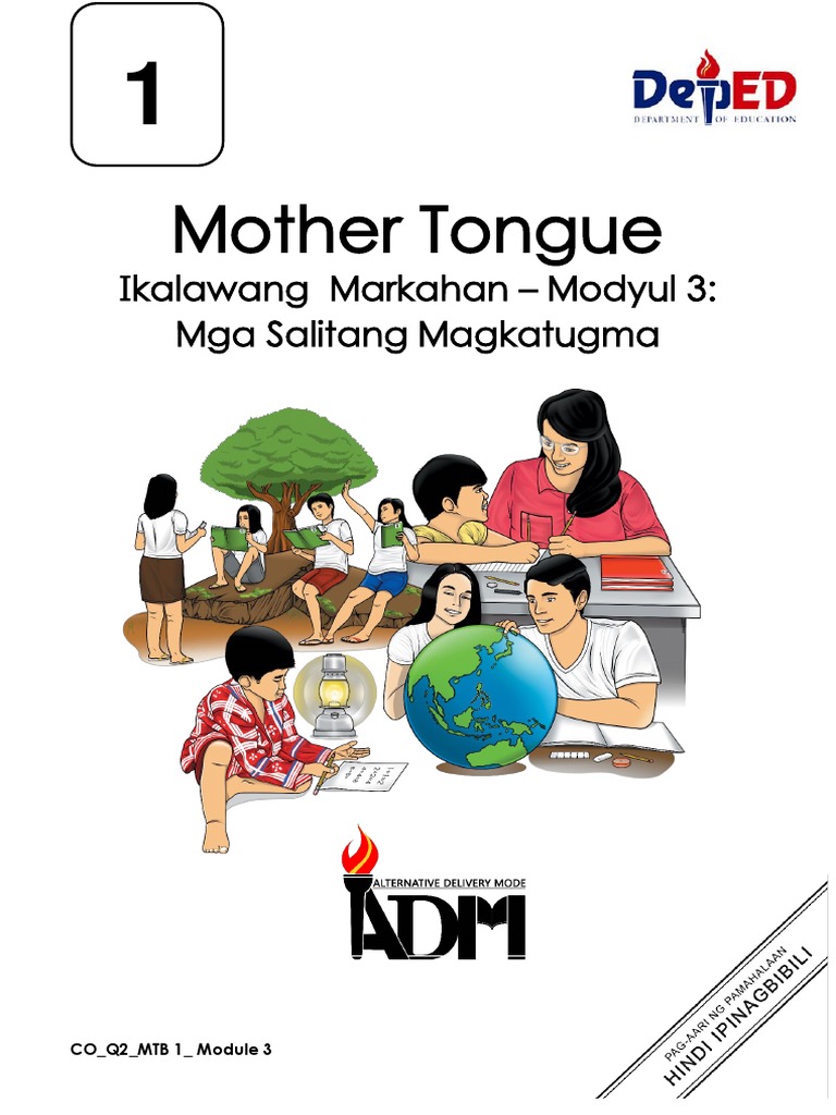 MTB1 - Q2 - Module3 - Mga Salitang Magkatugma | PDF