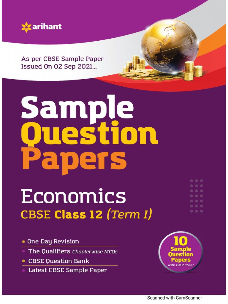 Class XII Eco Arihant CBSE SP-3&4 2021-22 | PDF