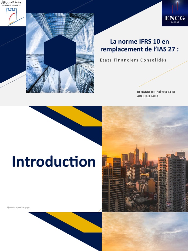 Ifrs 10 | PDF | Normes internationales d'information financière ...