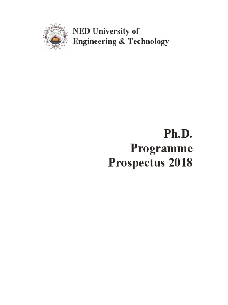PHD Prospectus 2018 | PDF | Concrete | Reinforced Concrete
