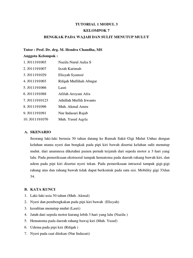 Tutorial 1 Modul 3 | PDF | Kajian Bahasa Asing | Sains & Matematika