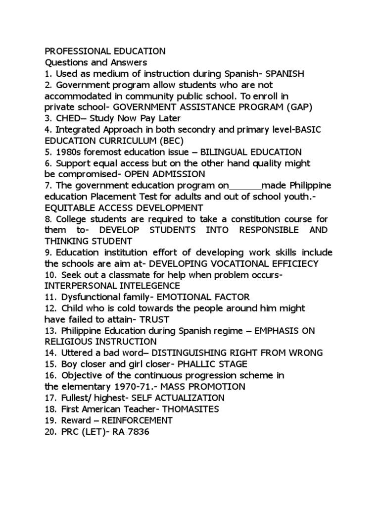 Prof Ed Let Reviewer | PDF | Motivation | Motivational