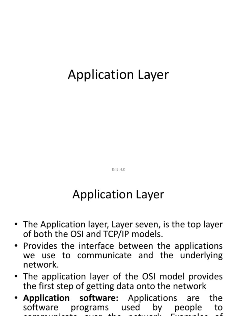 Applc TRNSPT NW LAyers | PDF | Computer Network | Internet Protocol Suite